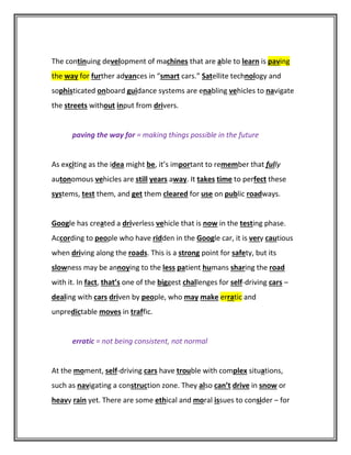 09 self-driving car | PDF