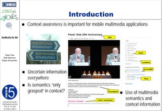 Multimedia Processing on Multimedia Semantics and Multimedia Context | PPT