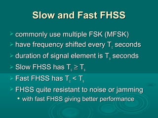spread spectrum | PPT | Digital Audio | Computer Software and Applications