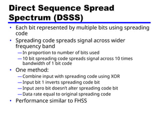 SpreadSpectrum direct sequence for communication | PPT