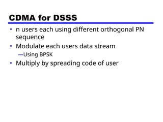 SpreadSpectrum direct sequence for communication | PPT