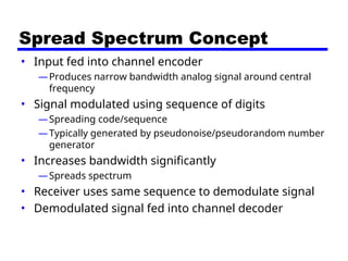 SpreadSpectrum direct sequence for communication | PPT