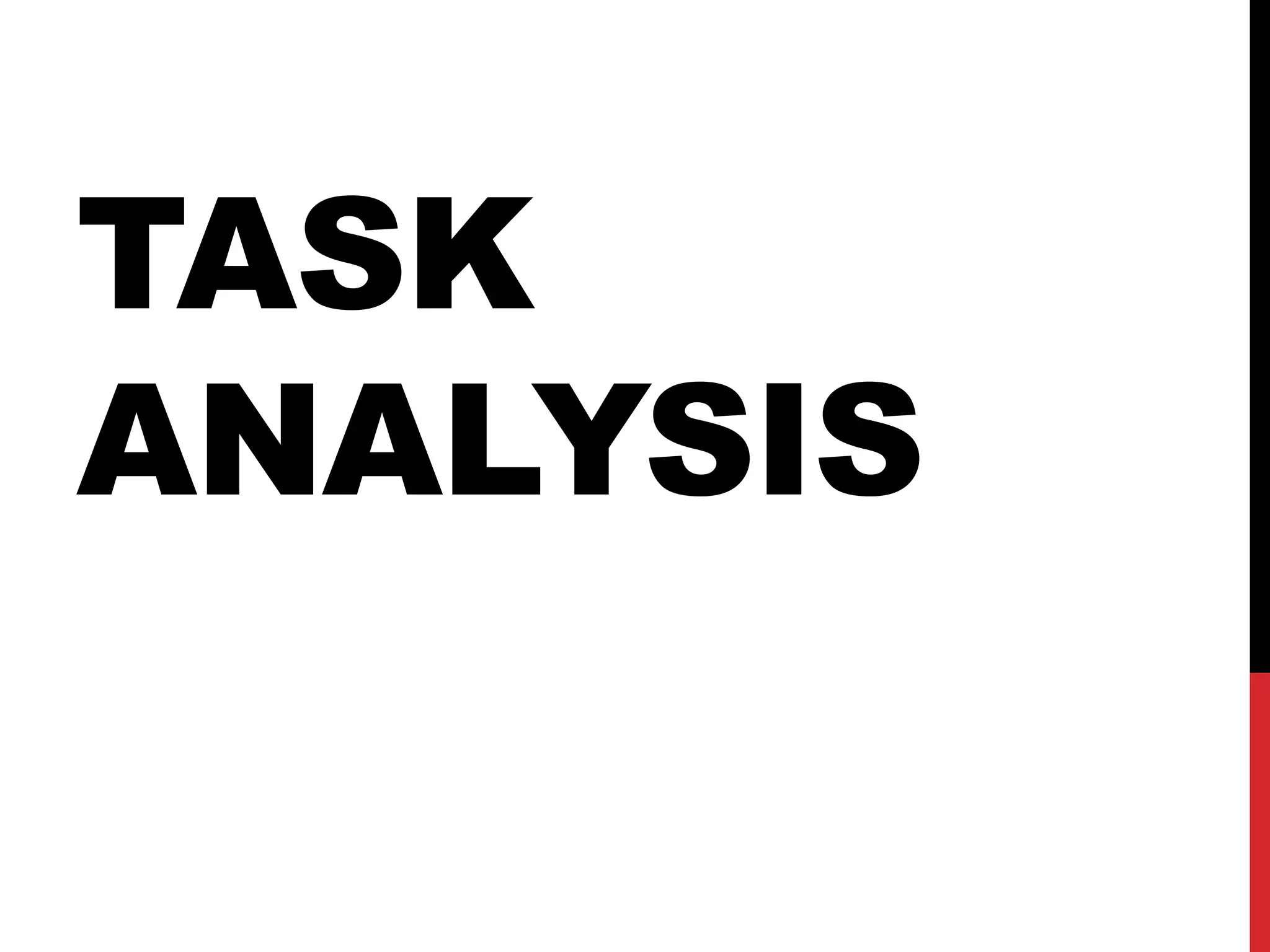 Task Analysis | PPTX