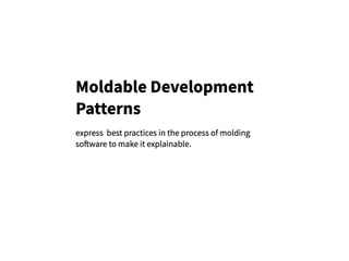 Teaching Moldable Development | PDF