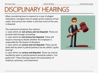 The Disciplinary Hearing | PPTX