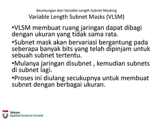 Cara Subnetting jaringan by Erick Telkom Applied Science School (Telkom ...