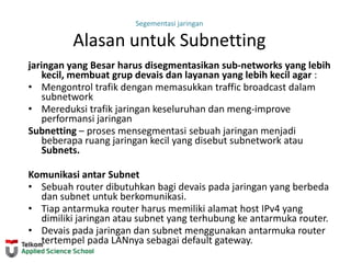 Cara Subnetting jaringan by Erick Telkom Applied Science School (Telkom ...