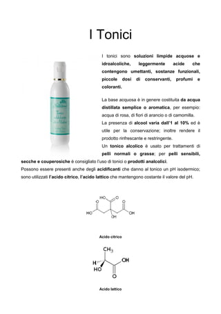 Tonico | PDF | Skin and Dermatology | Diseases and Conditions