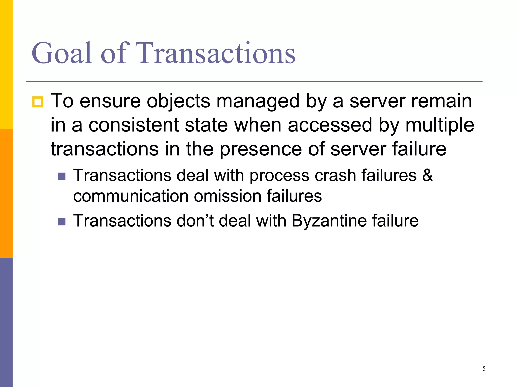 Transactions and Concurrency Control | PPTX Transactions and Concurrency Control | PPTX