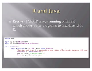 R Data Analysis Software | PPT