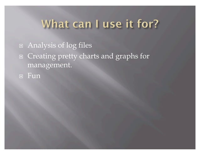 R Data Analysis Software | PPT