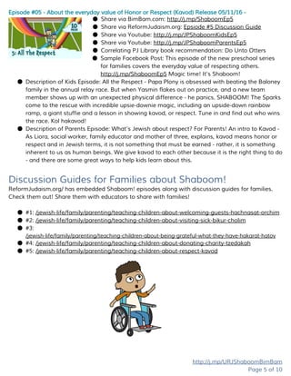 Introducing Shaboom! to the Reform Jewish Community | PDF