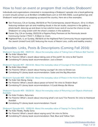 Introducing Shaboom! to the Reform Jewish Community | PDF