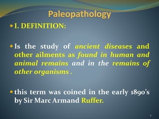 09- WEEK 9. Paleopathology.pptx