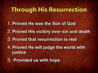 09. What Did Jesus Accomplish for Us? Part II | PDF