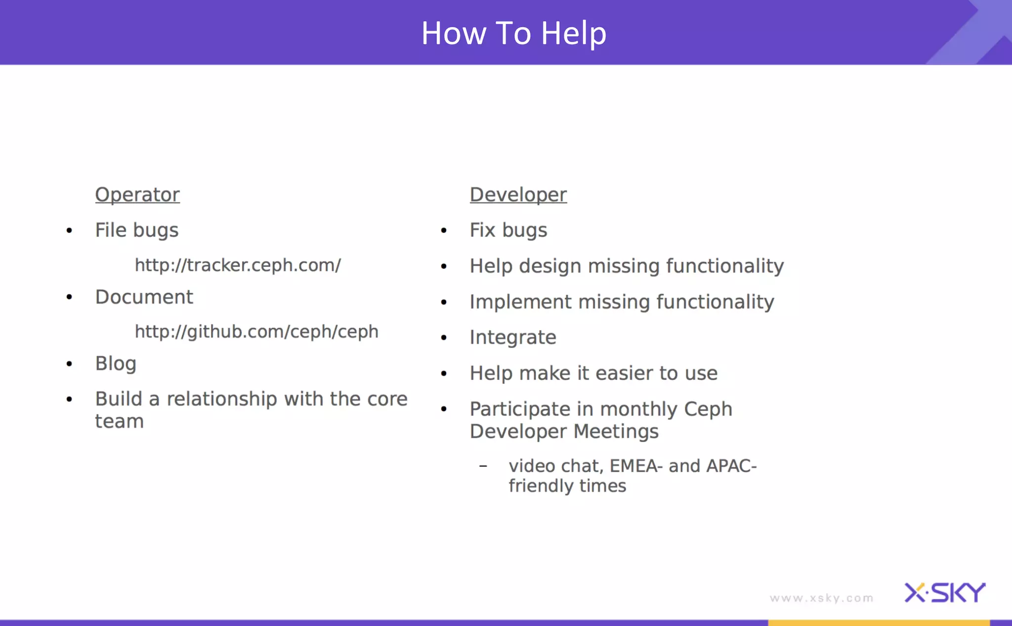 XSKY - ceph luminous update | PPT