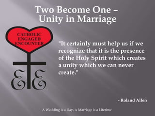 0900-TwoBecomeOne-UnityInMarriage | PPT