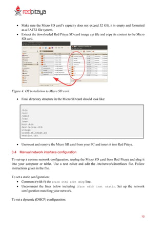 Manual de RedPitaya | PDF
