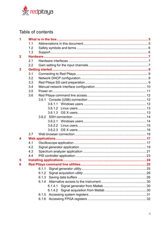 Manual de RedPitaya | PDF