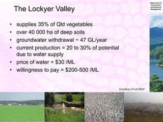 Crop choice and irrigation strategies have large effects on deep ...