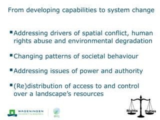Landscape Governance – Right to Place | PPTX