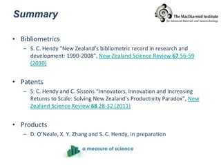 Shaun Hendy Innovation Ecosystem | PPTX