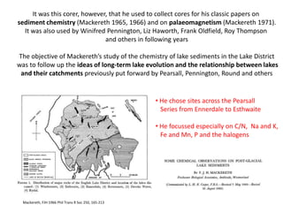 Rick Battarbee - Palaeolimnology in the UK: Pioneering days | PPTX