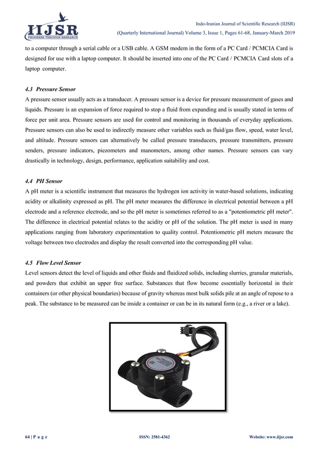 Implementation of Industrial Boiler Monitoring System with GSM | PDF