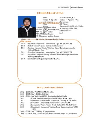 CURRICULUM VITAE | DOC