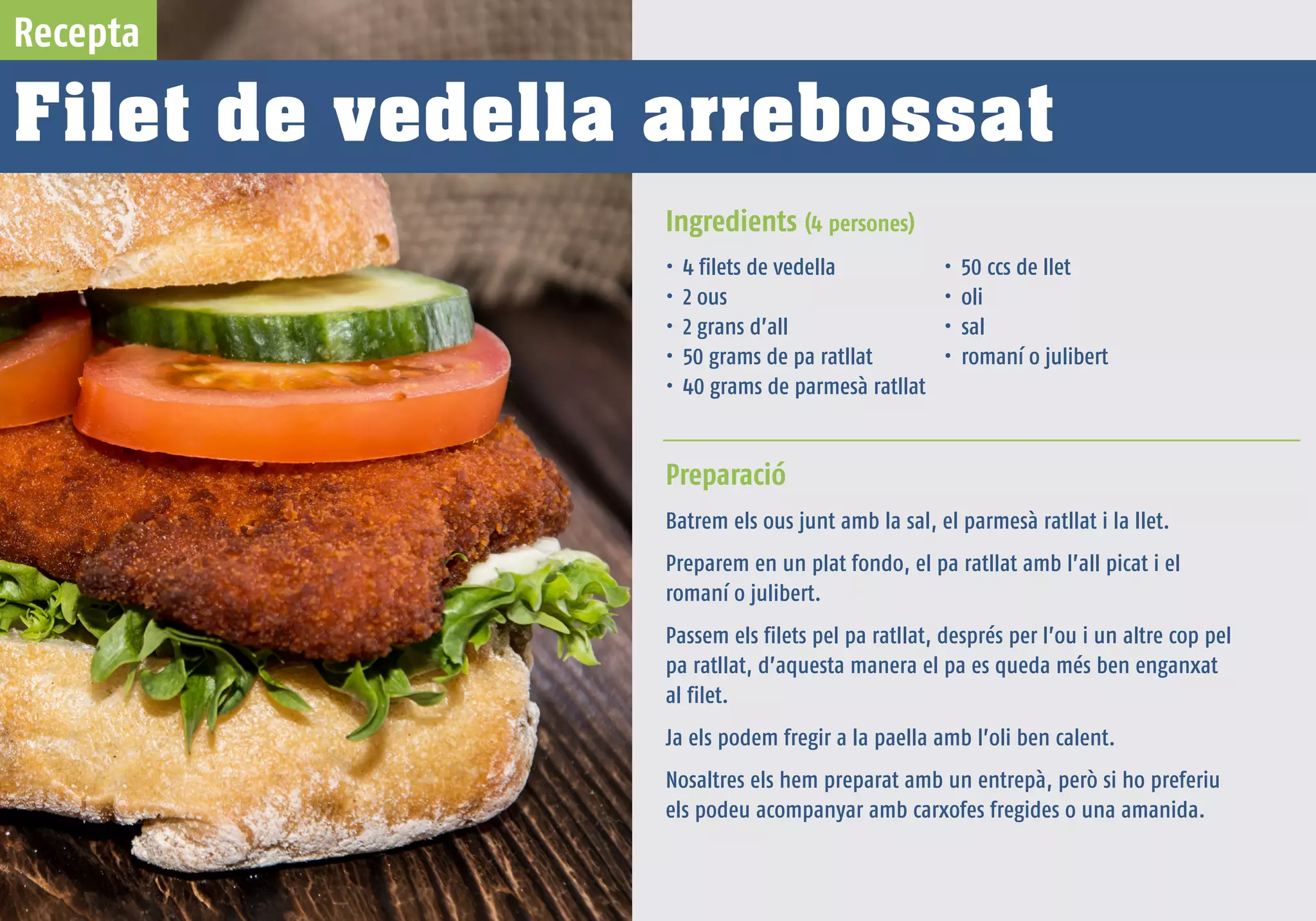 Filet de vedella arrebossat | PDF