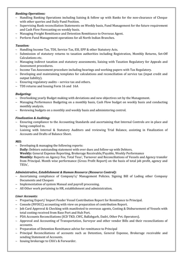 Resume - Sandeep Kumar Gupta | DOC Resume - Sandeep Kumar Gupta | DOC