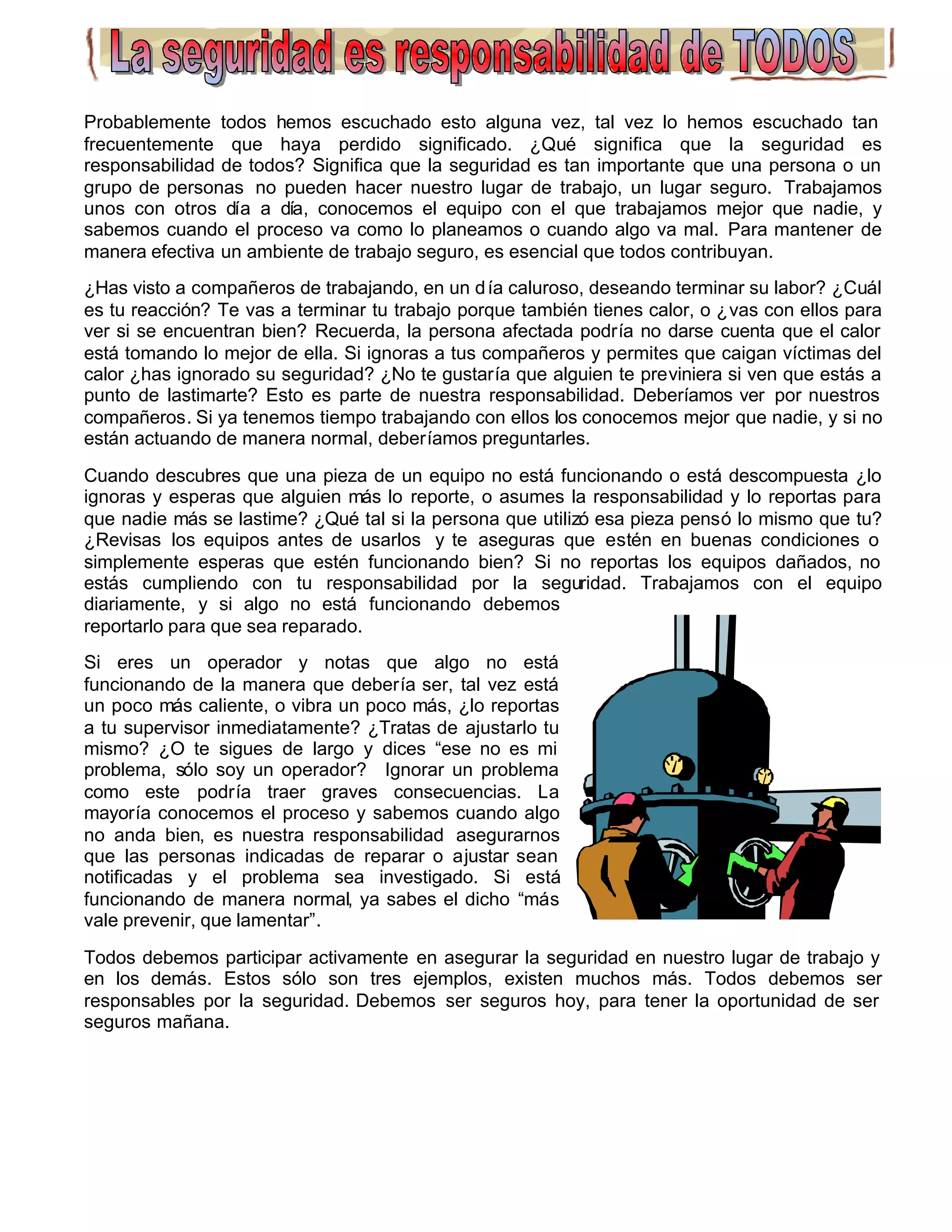 090302 la seguridad es responsabilidad de todos | PDF