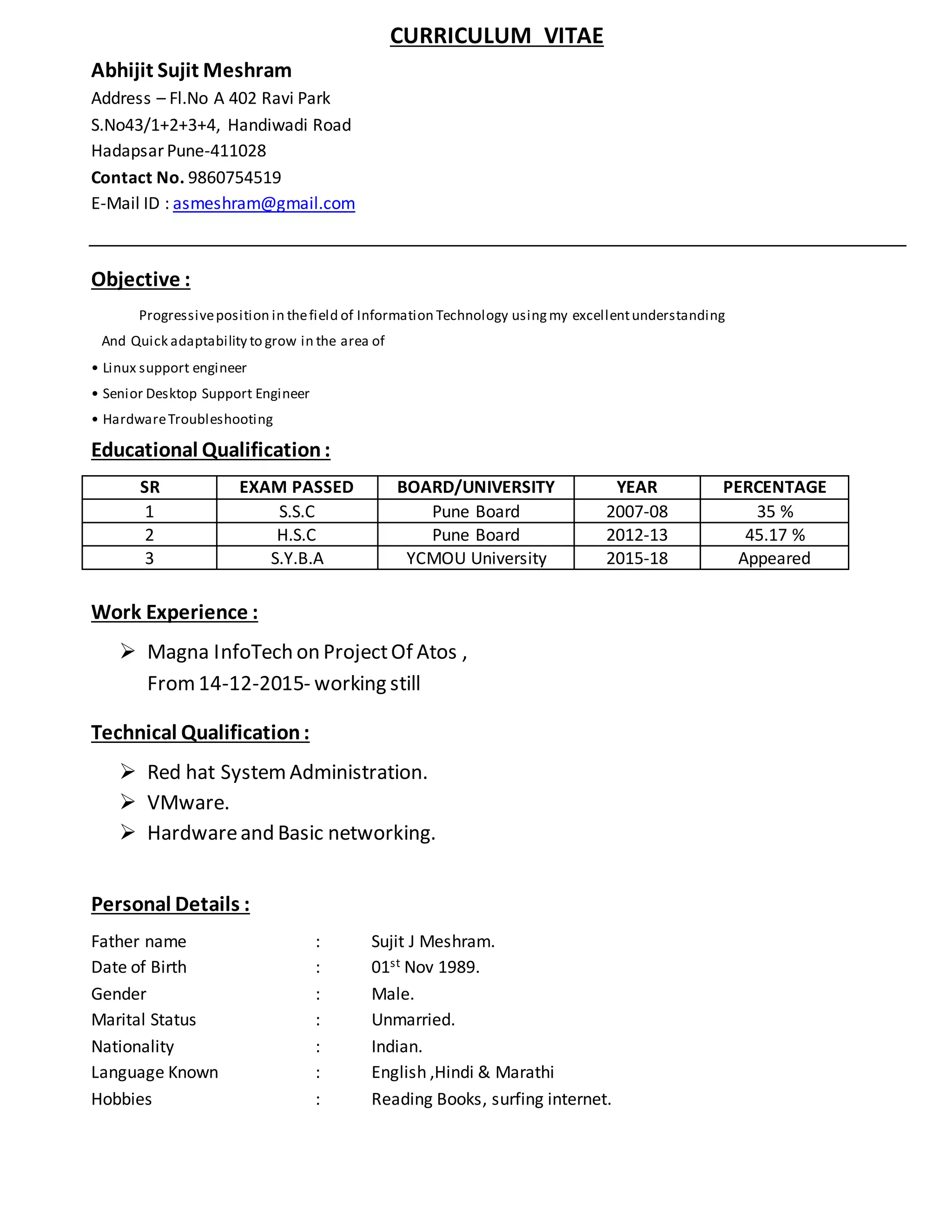 Resume_Updated Dec2016 | DOCX