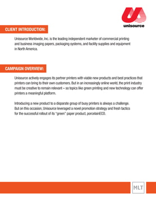 MLT Case Study: Unisource Product Launch | PDF