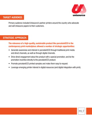 MLT Case Study: Unisource Product Launch | PDF