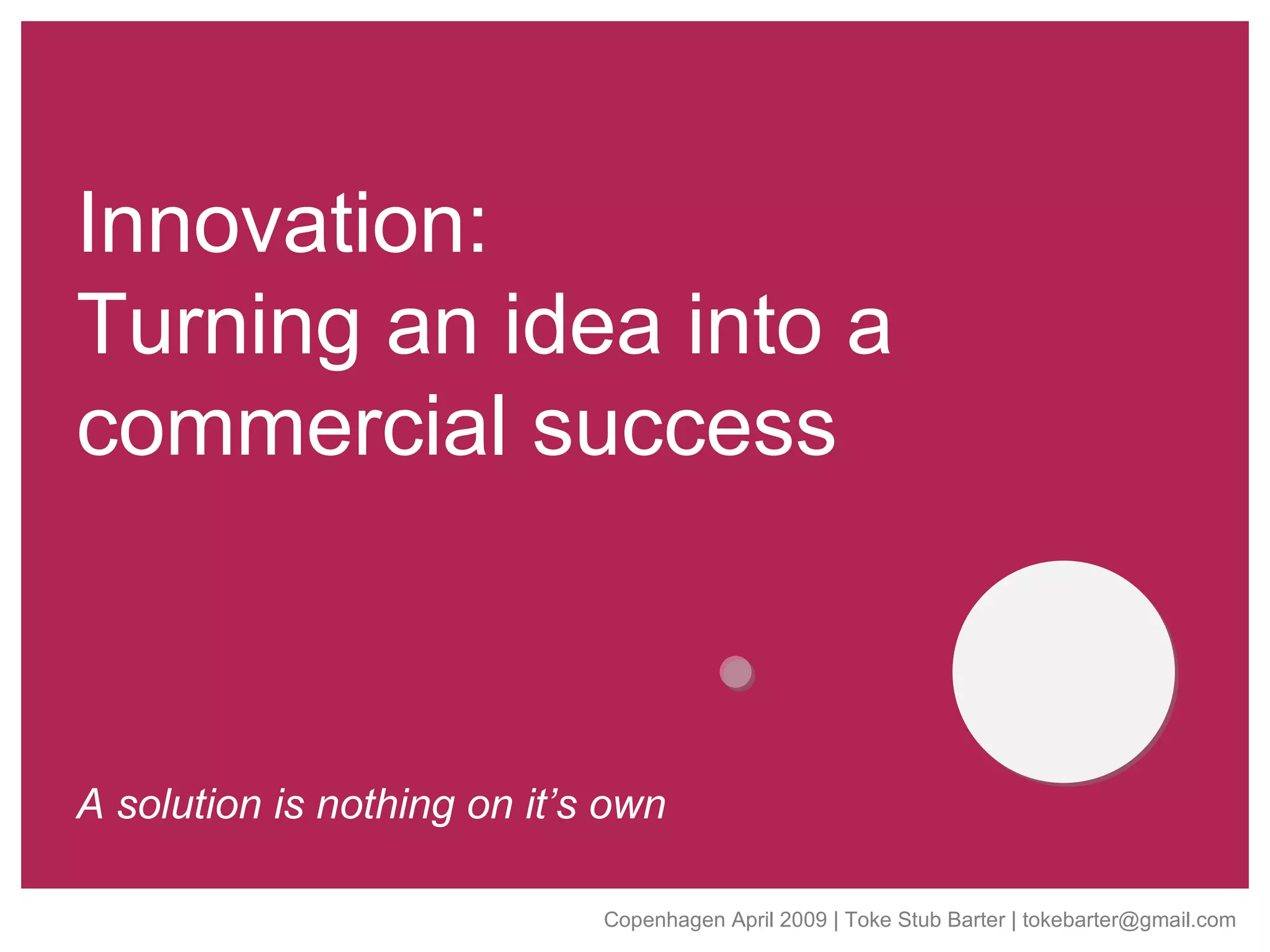 090412 Design Led Innovation | PPT