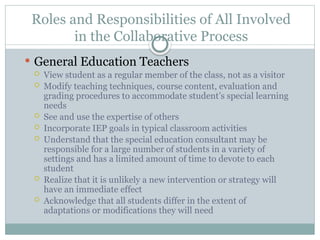 Fundamentals of Collaboration in Developing Co-Teacher Roles and ...