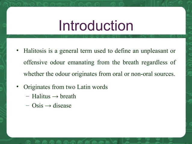 halitosis.ppt