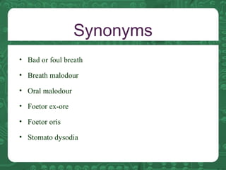 halitosis.ppt