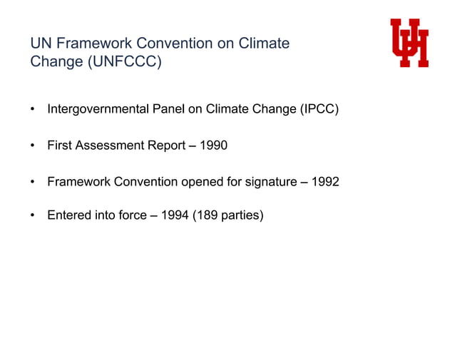 an introduction to UNFCCC and Kyoto ppts | PPT