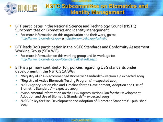 Role of Biometric Standards in IdM | PPT | Computing | Technology ...