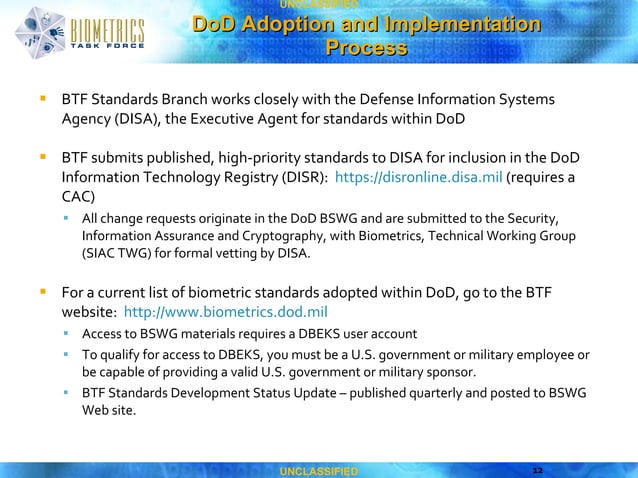 Role of Biometric Standards in IdM | PPT | Computing | Technology ...