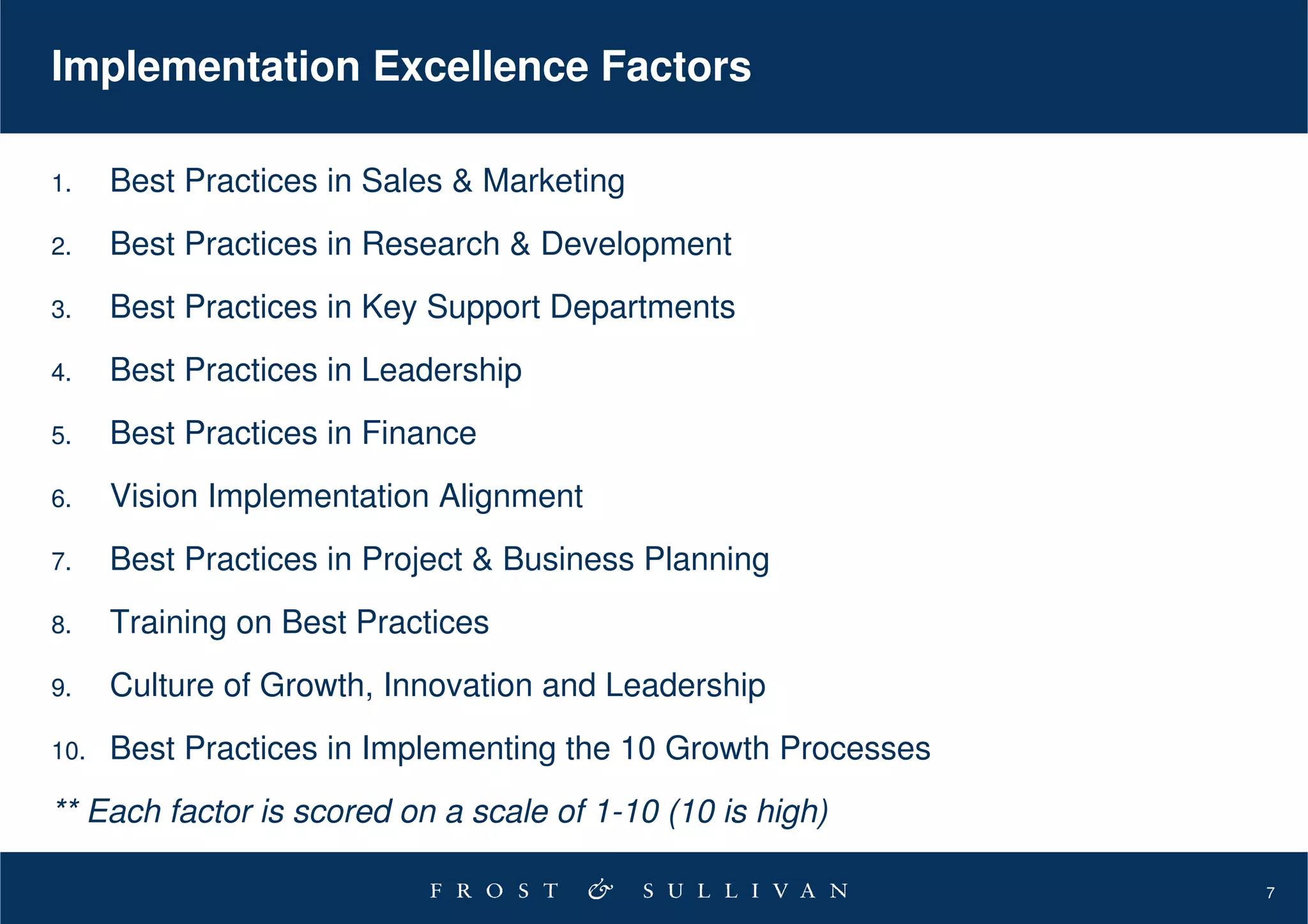 0904 Plotting Your Course Along The Growth Excellence Matrix | PPT