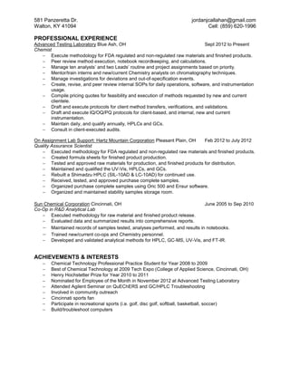 JJC Resume | PDF