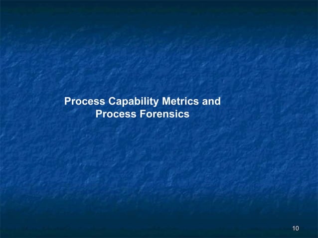 090528 Miller Process Forensics Talk @ Asq | PPT