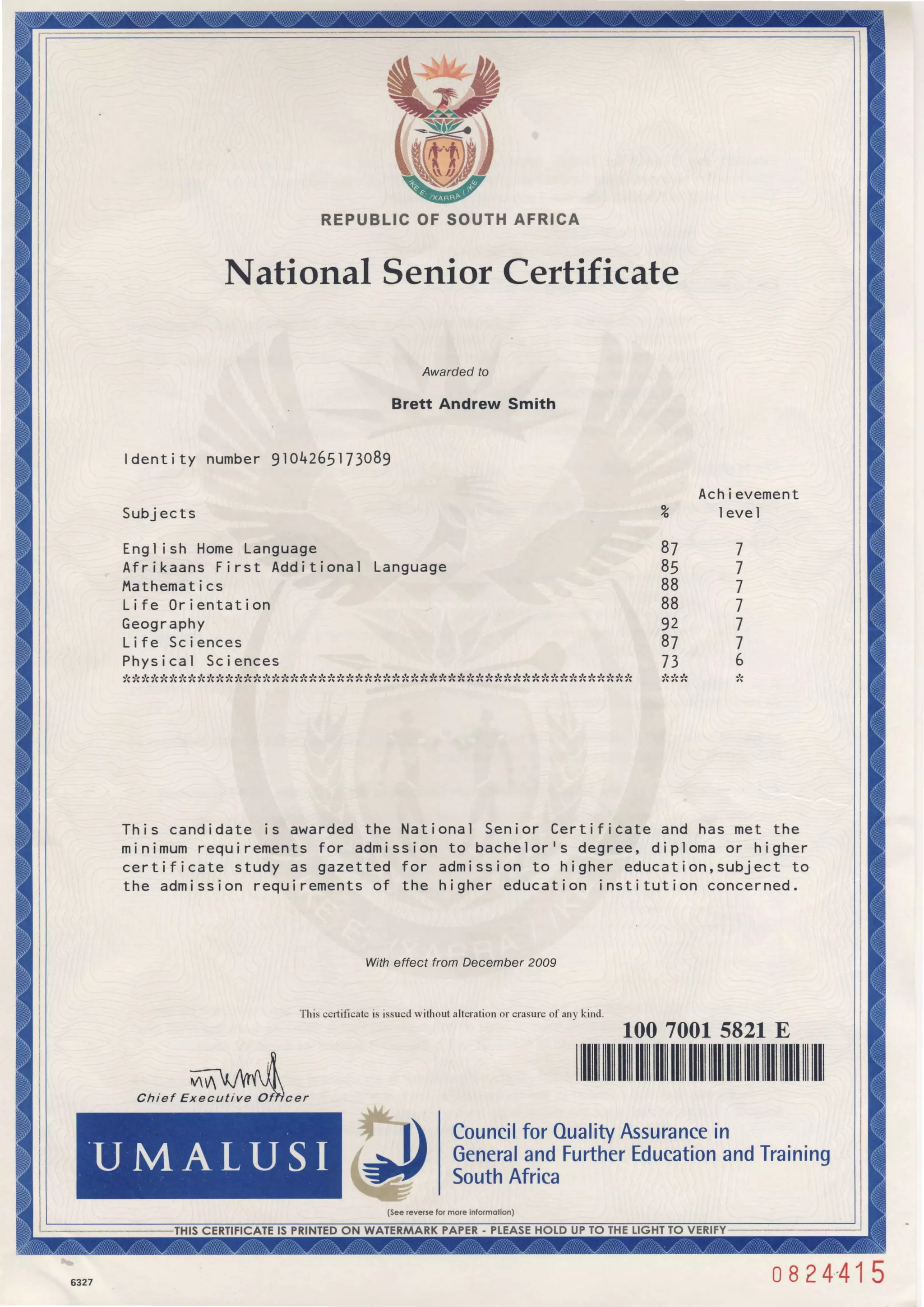 Matric Certificate.PDF