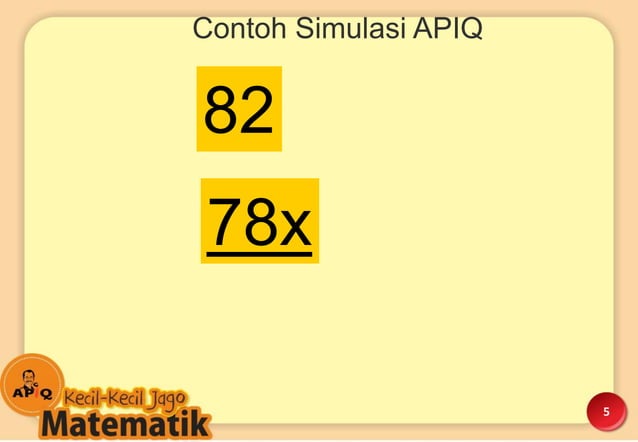 Materi APIQ: Kecil-kecil Jago Matematika | PPT