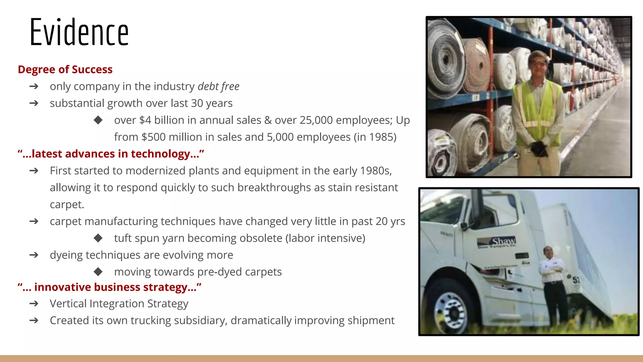 Shaw Industries Presentation | PPTX