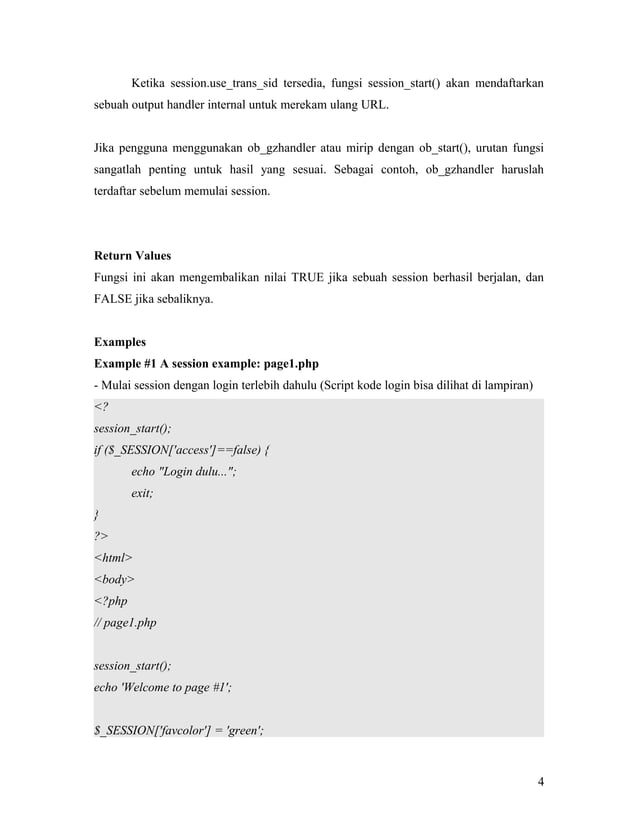 09071003002 session dan fungsinya | PDF