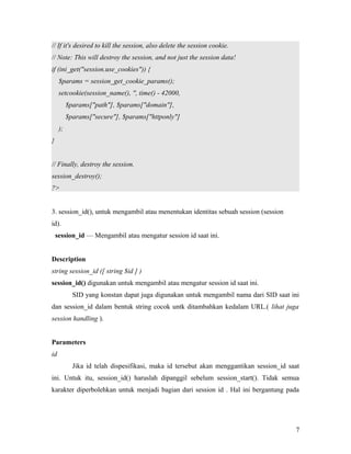 09071003002 session dan fungsinya | PDF
